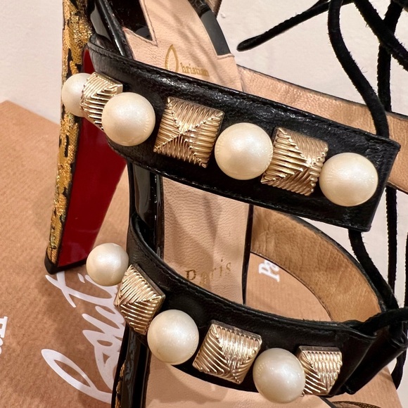 Christian Louboutin | Shoes | Rare Christian Louboutin Tudor Sandals In ...